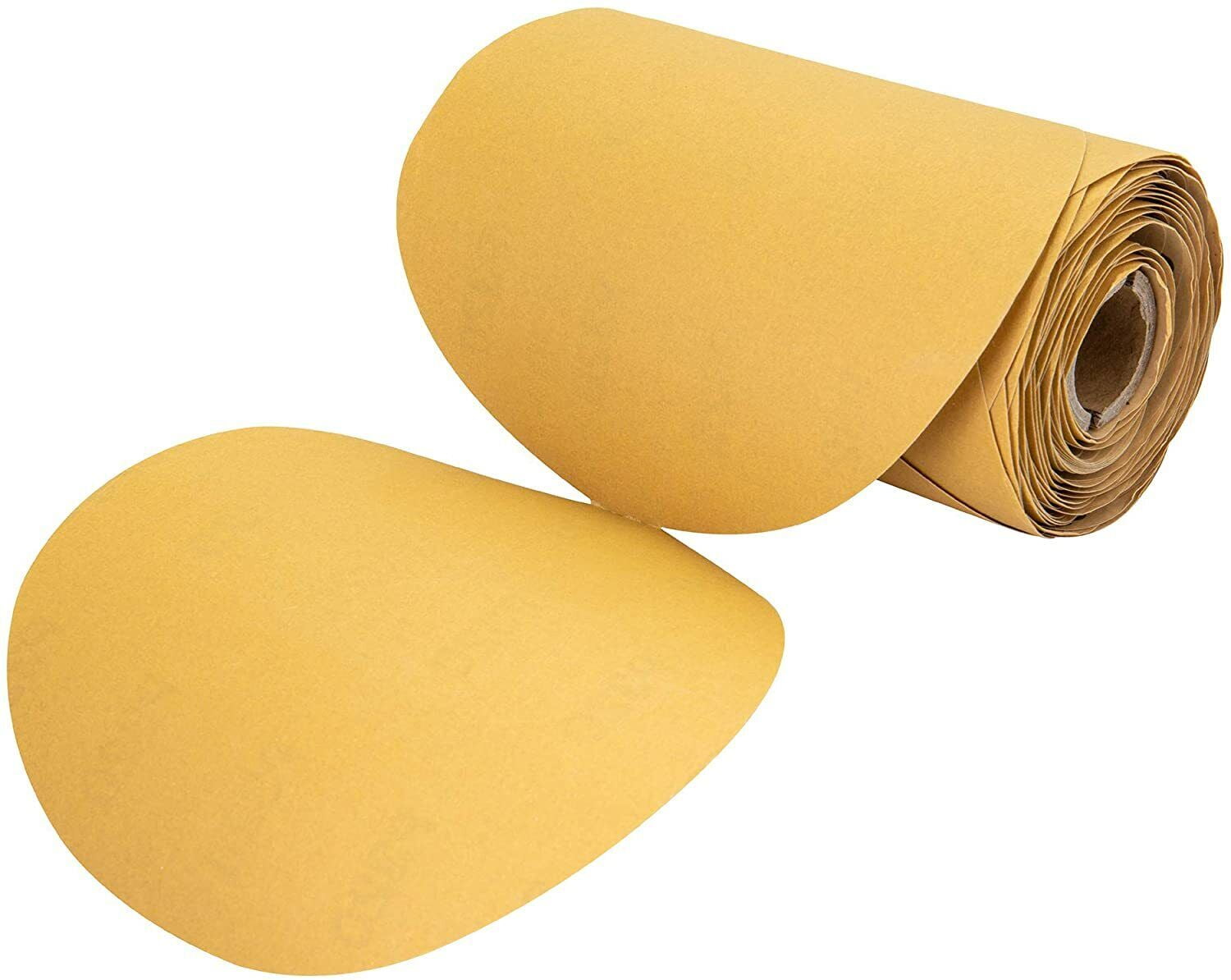 6" Inch 60-800 Grit 50/100-PACK DA Sanding Disc PSA Sandpaper Roll ...