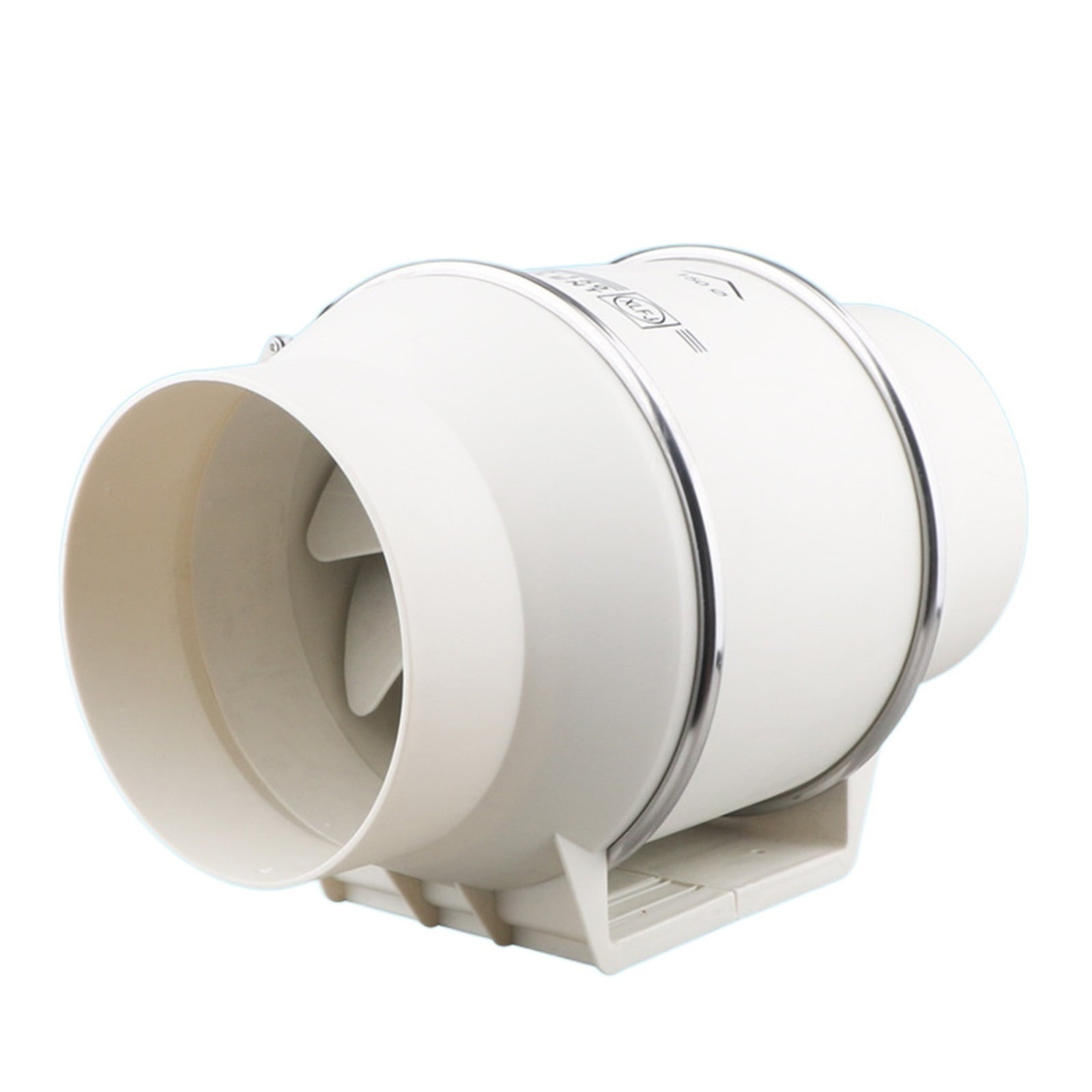 6 Inch 75W Low Noise Inline Duct Hydroponic Air Blower Fan Exhaust Fan ...