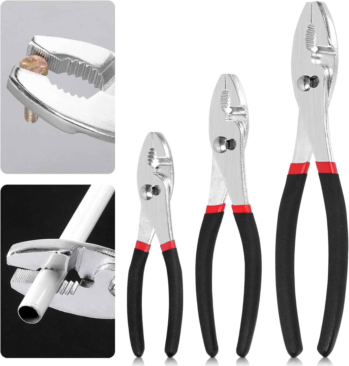 6 Inch 8 Inch 10 Inch Slip Joint Pliers, Chrome Vanadium Steel Body ...