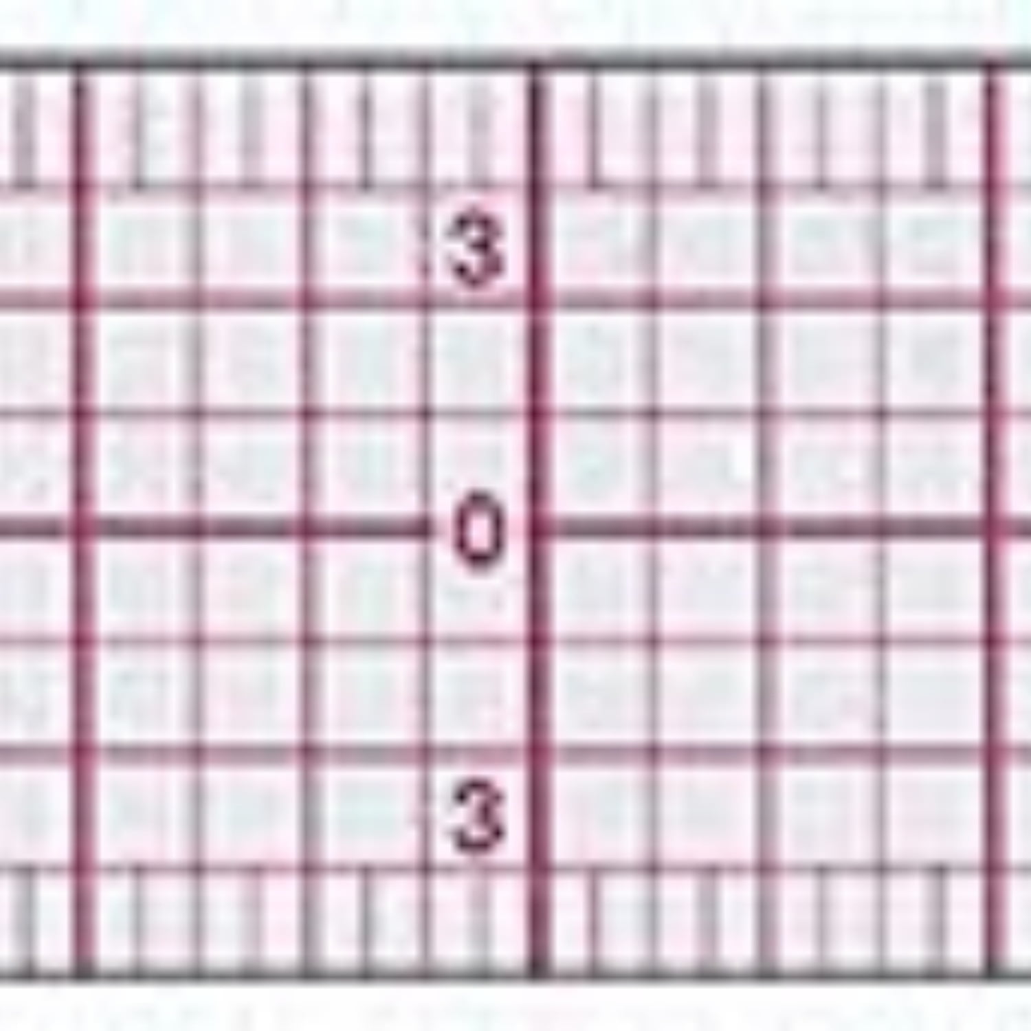 6-Inch 8ths Graph Ruler, Transparent, 1 x 6 in - Walmart.com