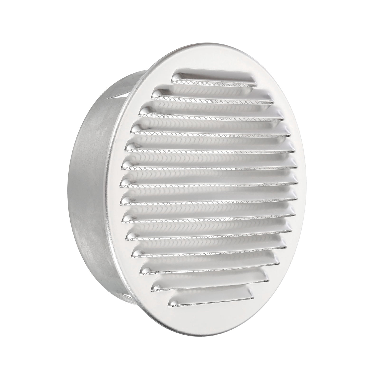 Uxcell Aluminum Universal Louvered Vent Cover Round Louver Grille ...