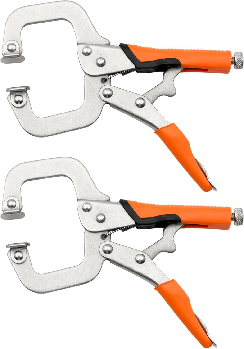 6 Inch C Clamp, Heavy Duty Vise Grip Locking Pliers Adjustable Face ...