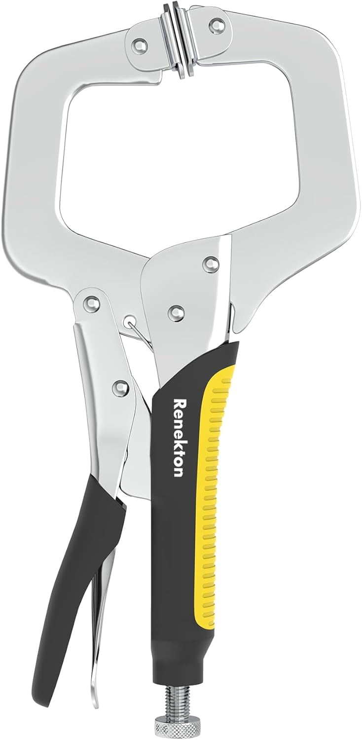 6-Inch C-Clamp Locking Pliers, Premium Cr-V Construction, Adjustable ...