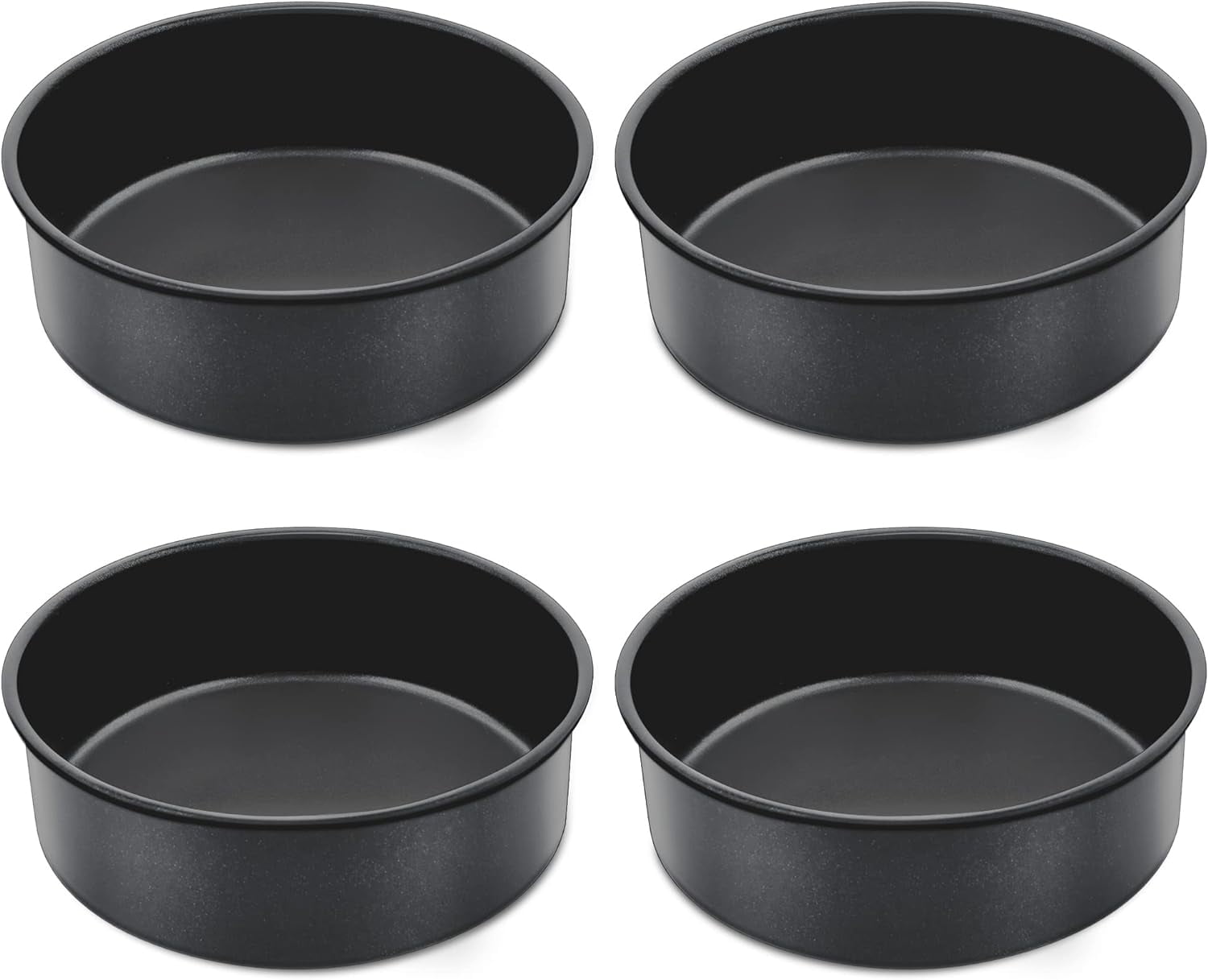 6 Inch Cake Pan, 4-Piece Nonstick Round Cake Baking Pans for Wedding ...