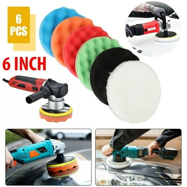 9Pcs 2 inch Car Sponge Foam Waxing Buffing Polishing for Pads Kit ...