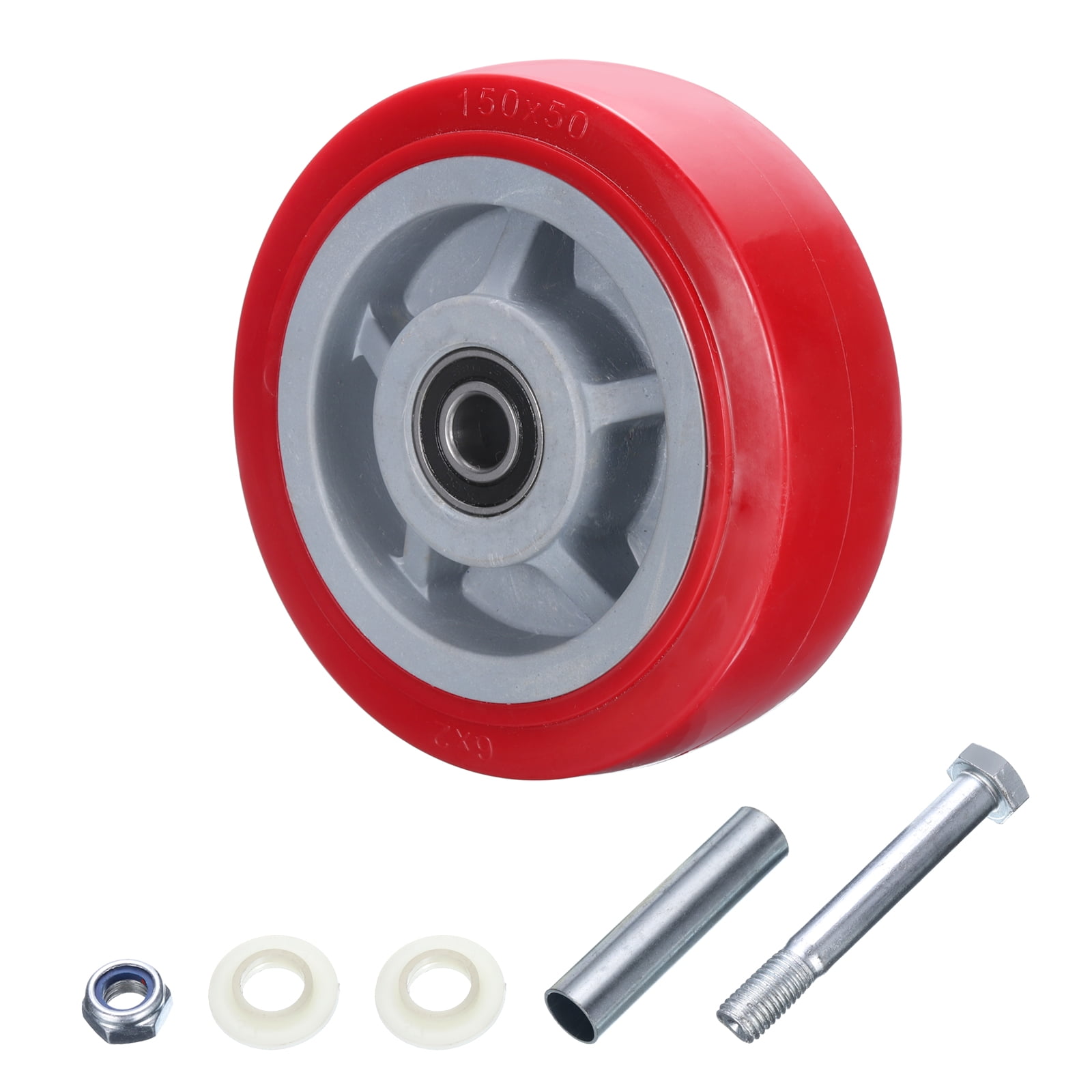 6 Inch Caster Wheels, Polymer on Steel Wheel with Load-Bearing Capacity ...