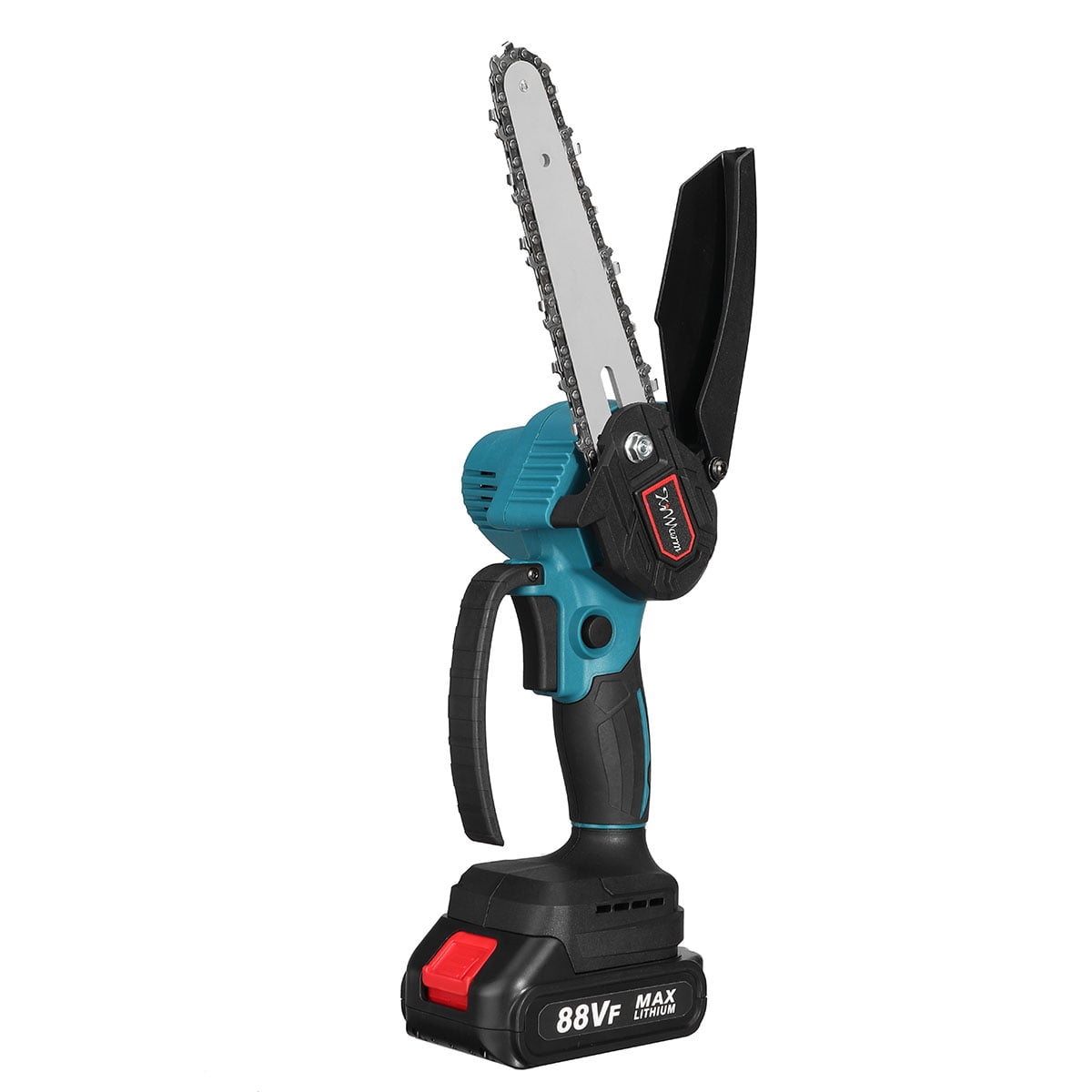 6 Inch Cordless ChainSaw Electric Handheld Chain Saw Wood Cutter 21V 2/ ...
