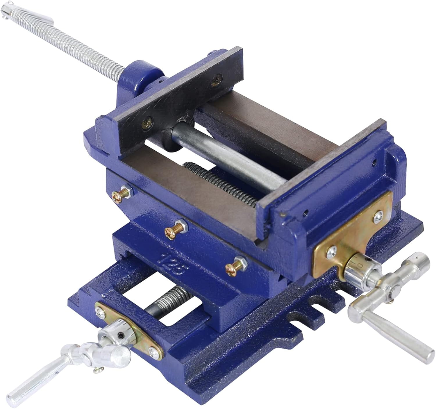 6-Inch Cross Slide Drill Press Vise, 2-Way Compound Milling Vise with 6 ...