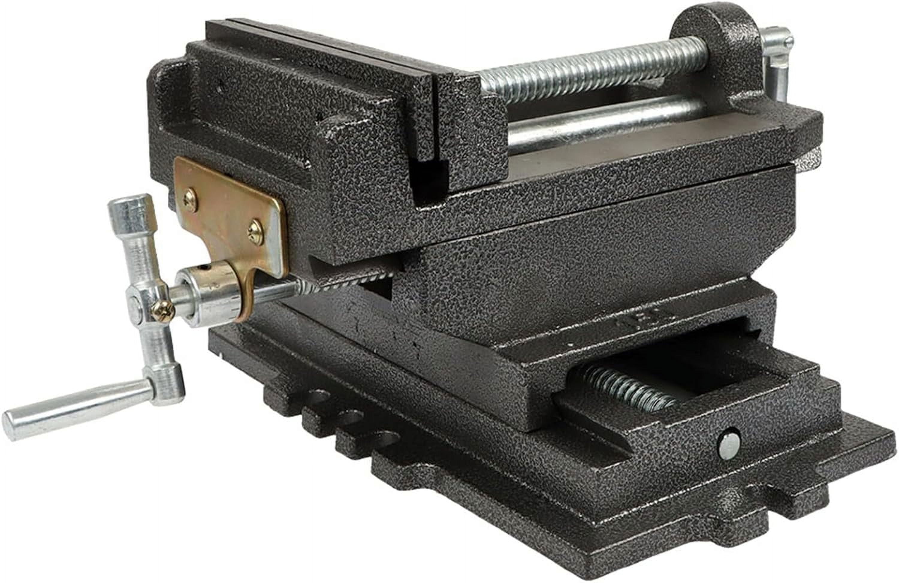 6 Inch Cross Slide Drill Press Vise Heavy Duty Benchtop Compound Cross ...