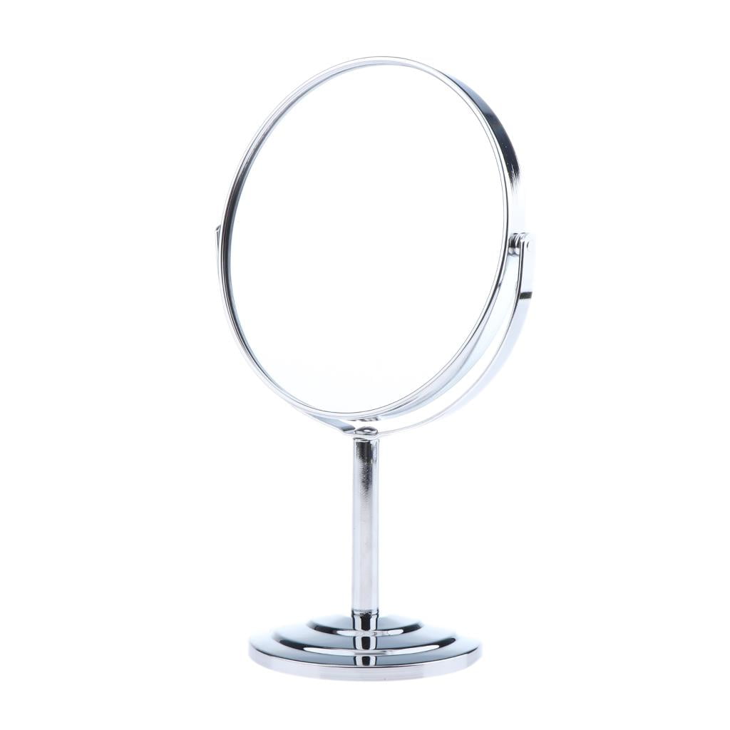 6 Inch Double-Sided Magnifying Tabletop Swivel Makeup Mirror with 1x/2X ...