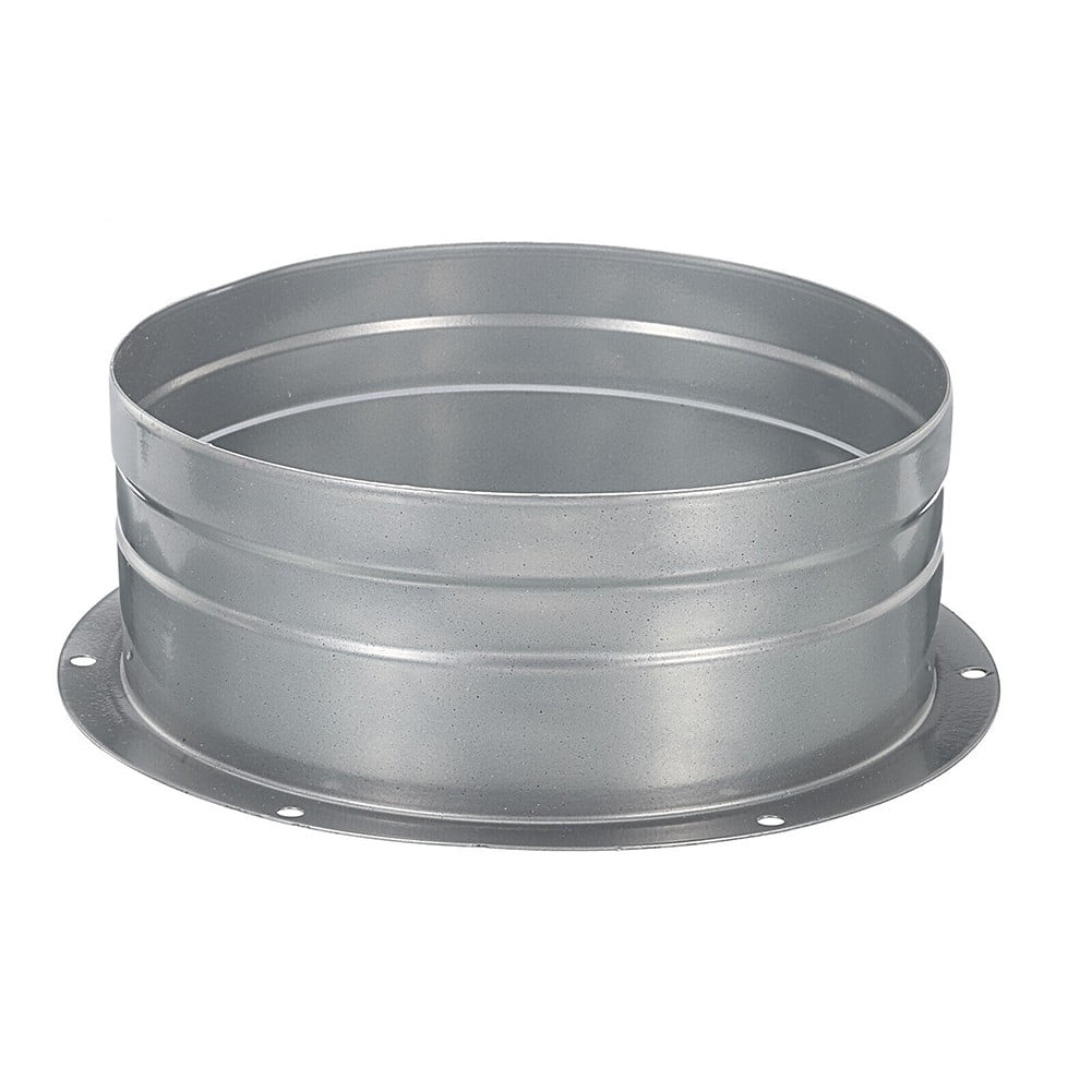 6 Inch Duct Connector Flange Metal Straight Pipe Exhaust Hose Flange ...
