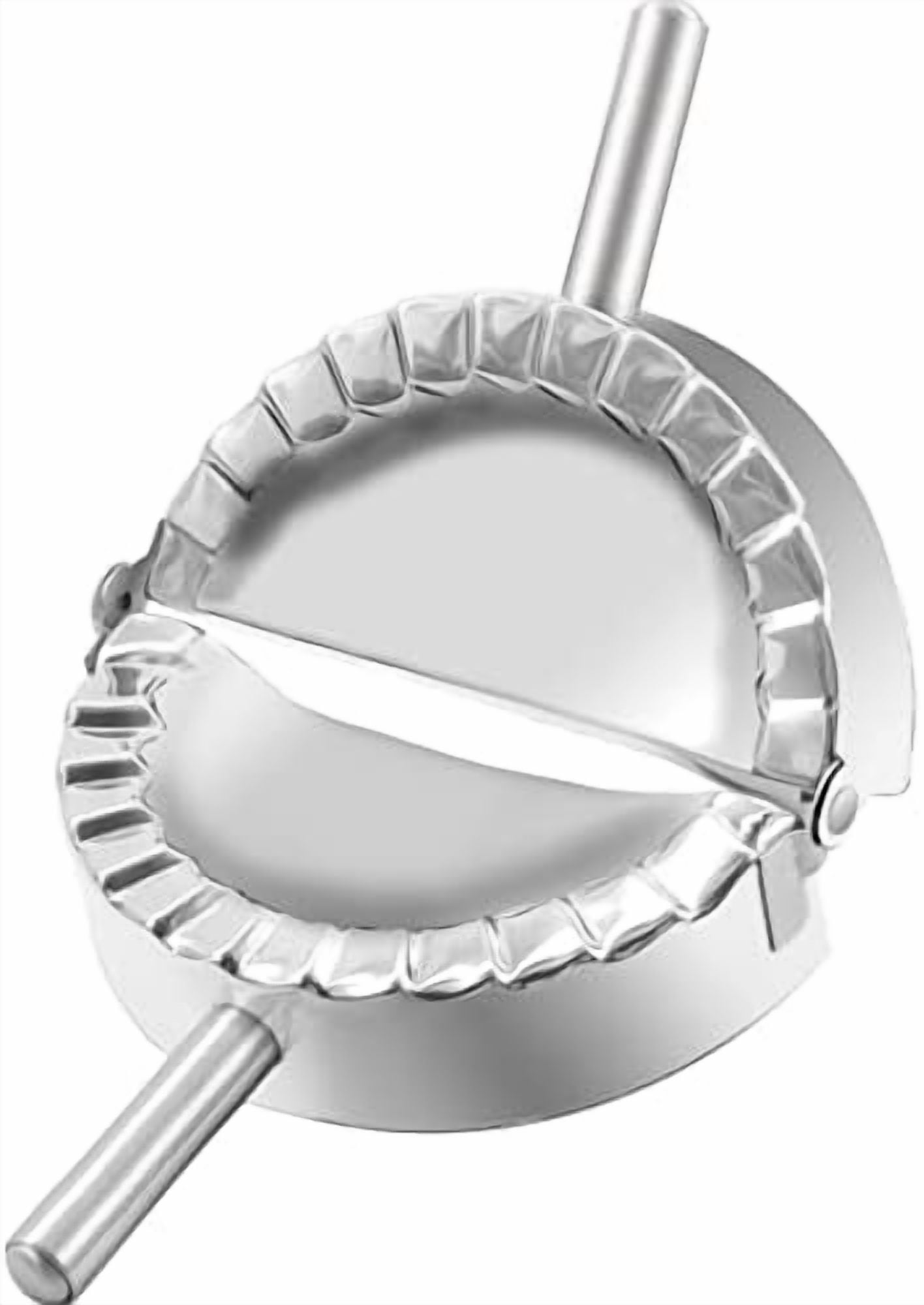 6 Inch Empanda Press, Large Stainless Steel Dumpling Maker, 2-in-1 ...