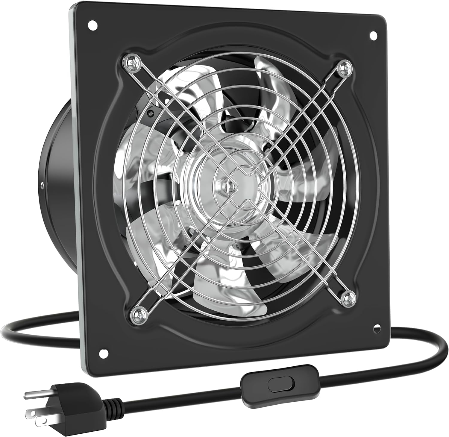 6 Inch Exhaust Fan with Switch, Powerful Kitchen Exhaust Fan with ...
