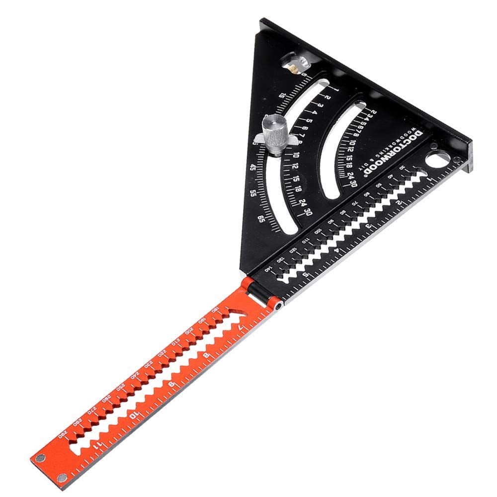 6 Inch Extendable Multifunctional Folding Triangle Ruler Carpenter ...