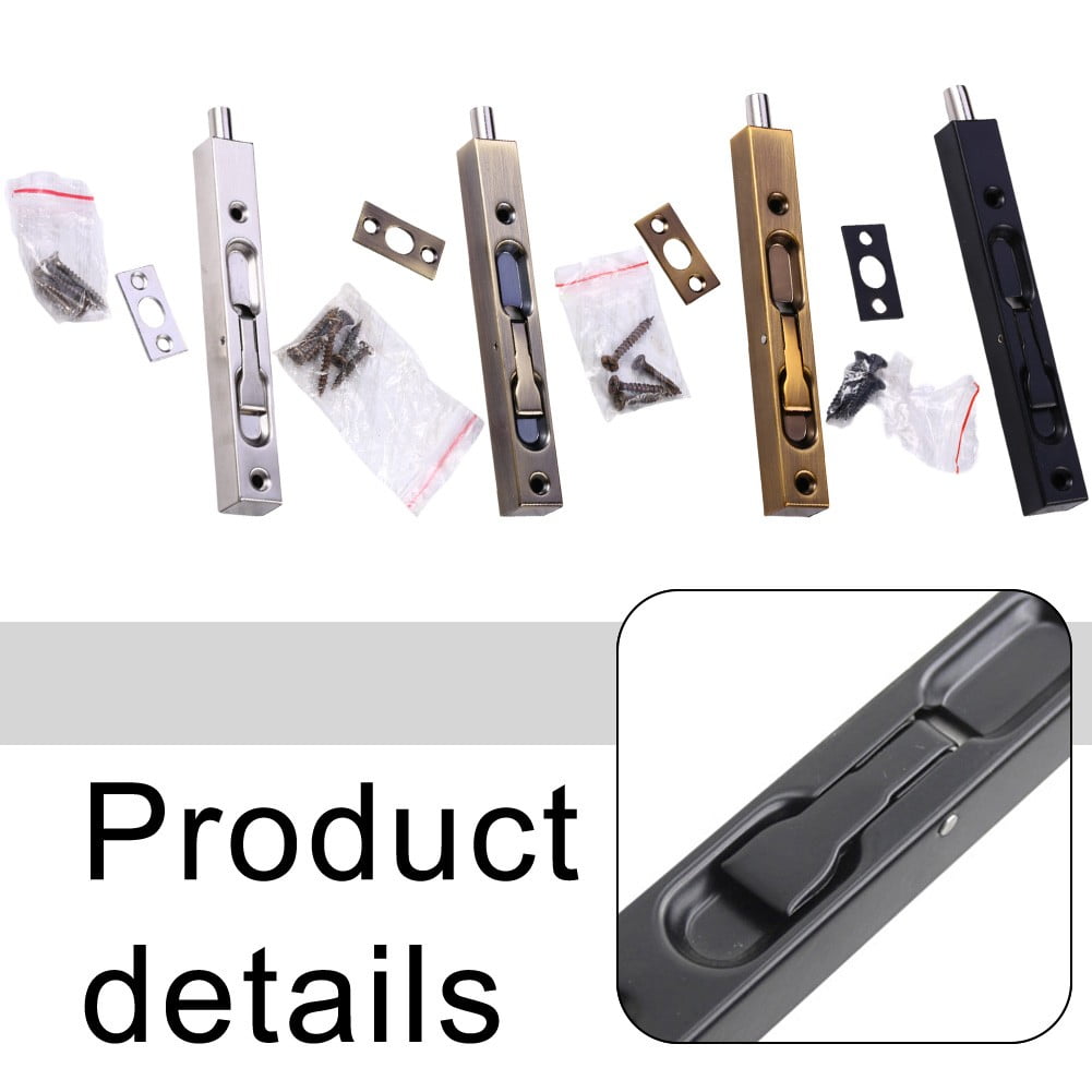6 Inch Extended Stainless Steel Concealed Bolt Box Type Door Bolt ...