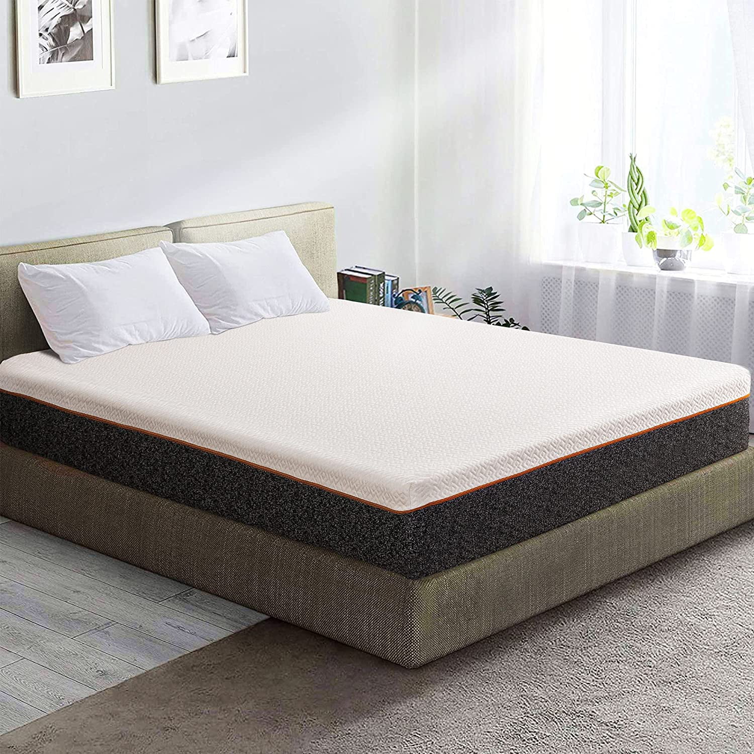 6 Inch Foam and Spring Mattress / CertiPUR-US Certified Foams ...