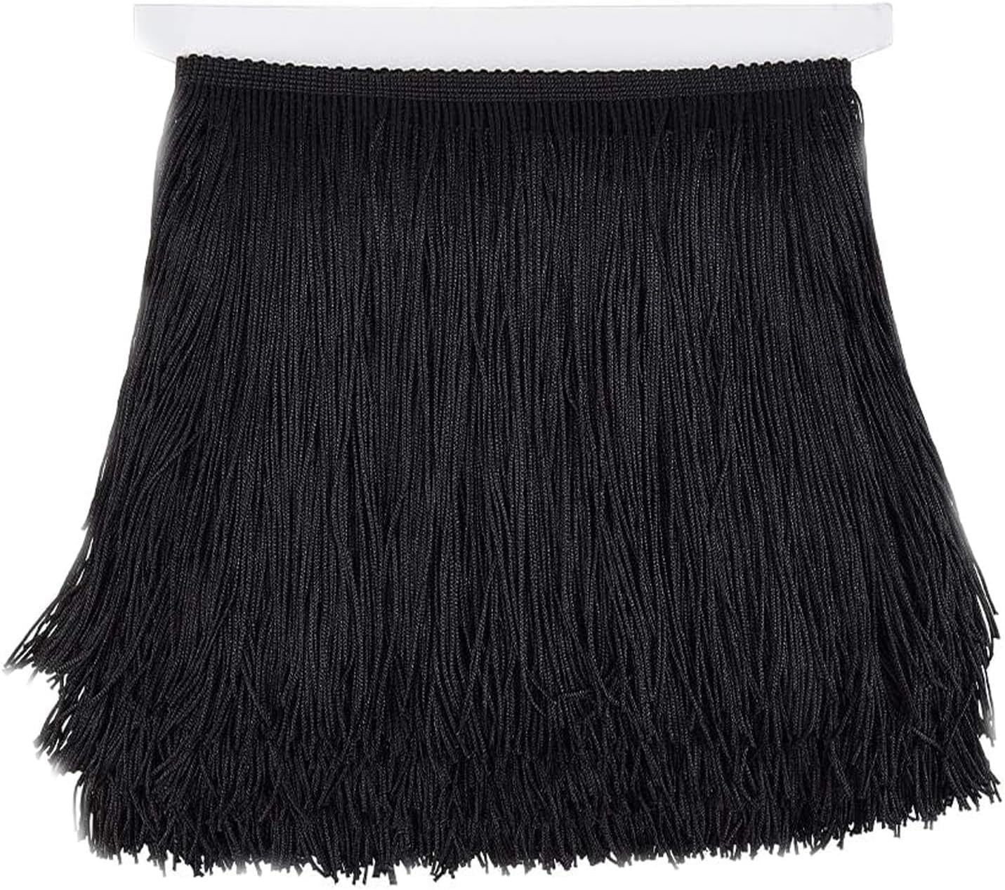 6 Inch Fringe Trim for Sewing, 10 Yards Polyester Black Tassel Trim ...