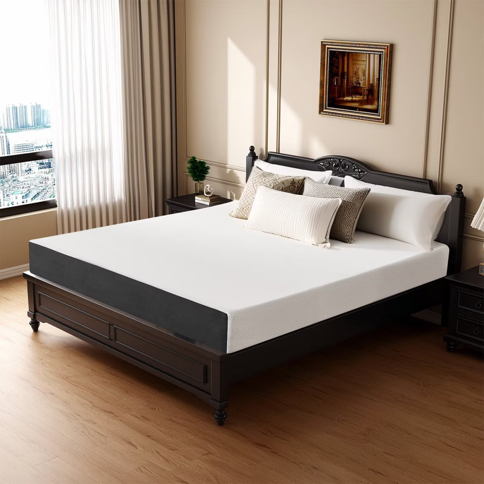 6 Inch Full Memory Foam Mattress in a Box for Kids with Breathable ...