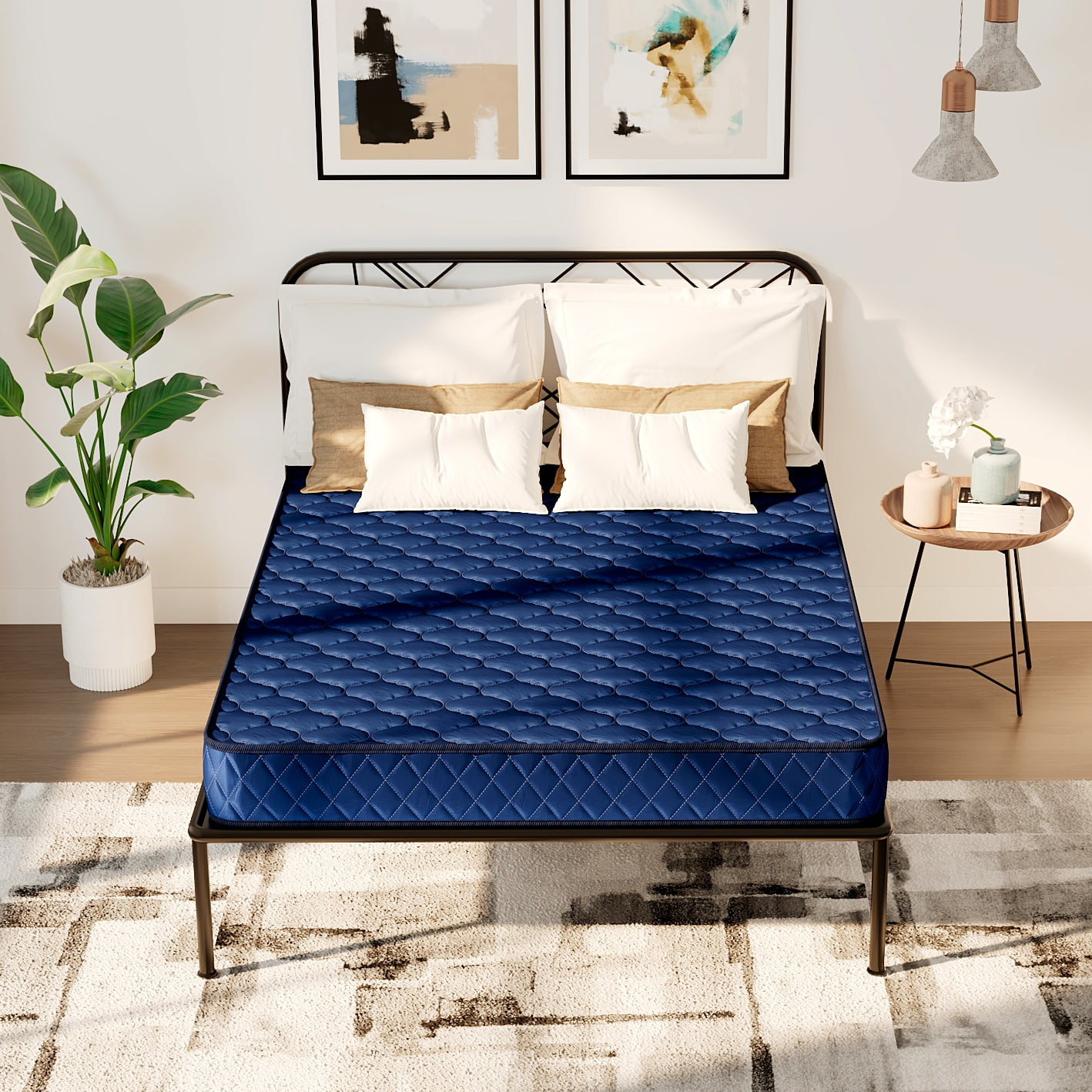 6 Inch Full Size Medium-Firm Foam Mattress in a Box - Waterproof ...