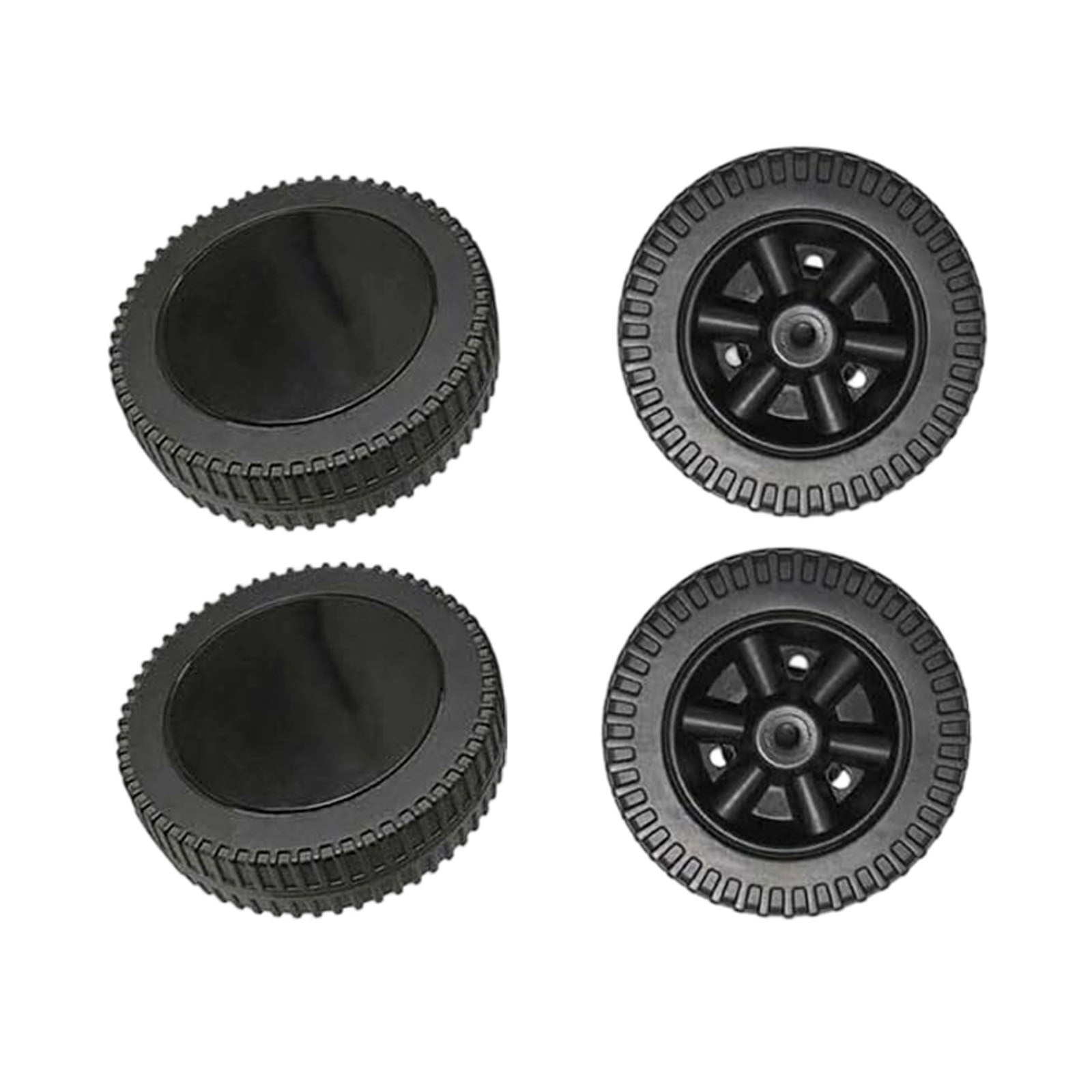 6 Inch Grill Replacement Wheels Durable Caster Kit for Backyard BBQ ...