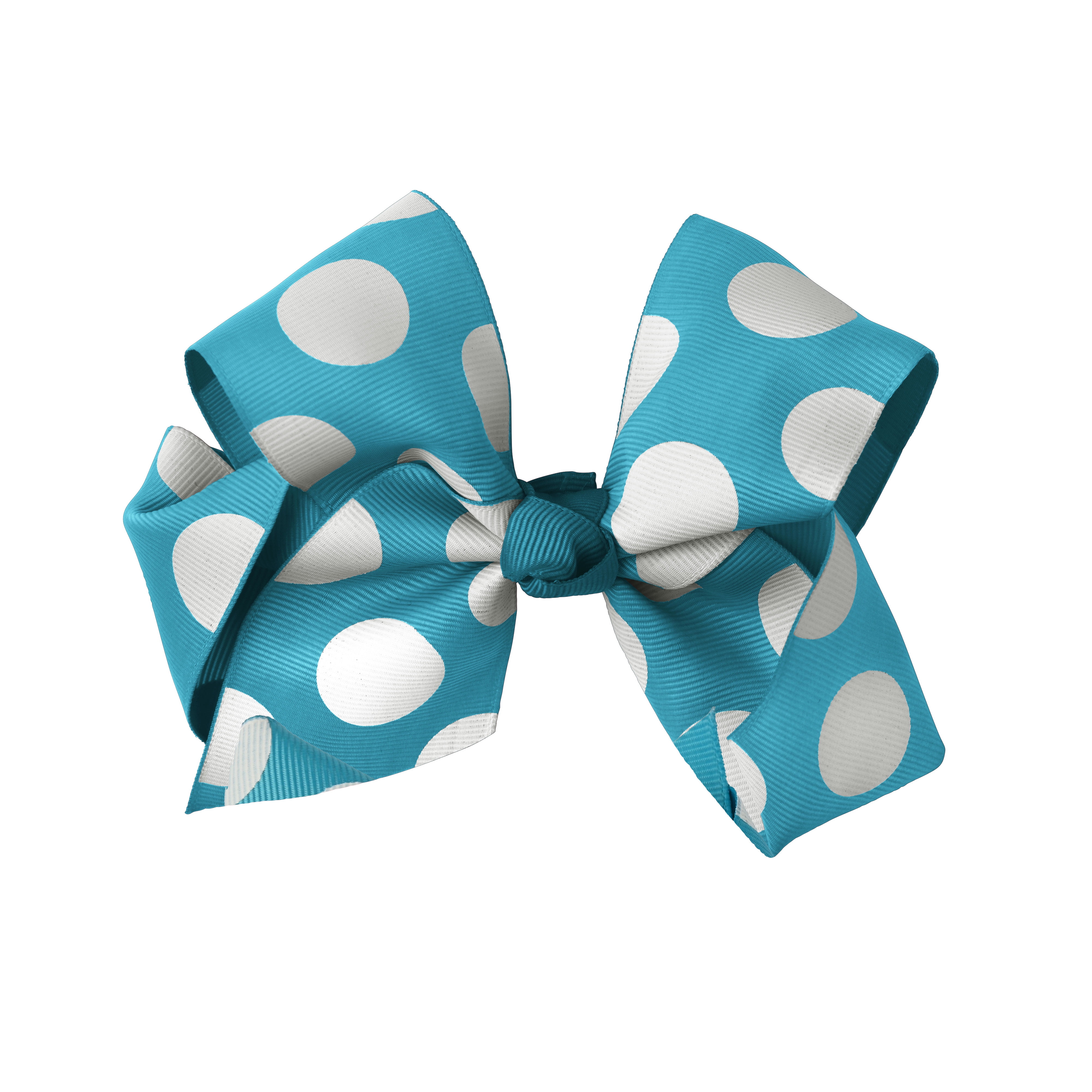 6 Inch Grosgrain Hair Bow Hair Clip for Girls- Large Dots - Walmart.com