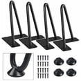 6 Inch Heavy Duty Hairpin Furniture Legs, Metal Home DIY Projects for ...