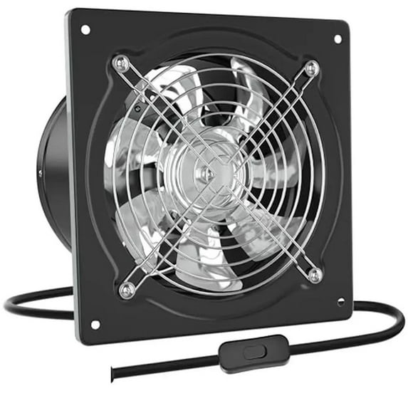6-Inch High-Capacity Ventilation Fan Kitchen Bathroom Garage Basement ...