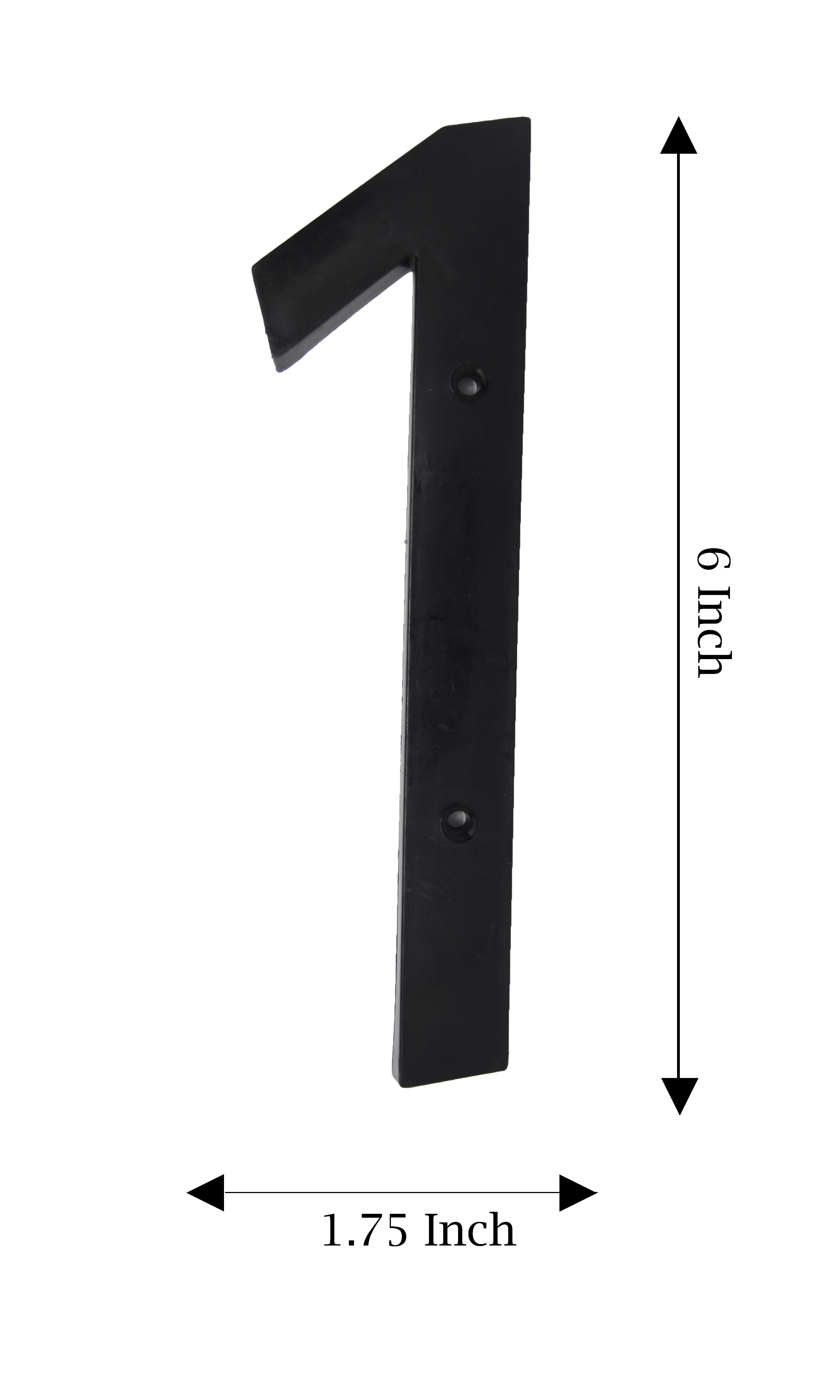 6 Inch House Home Address Street Numbers for Outdoor Indoor Exterior ...