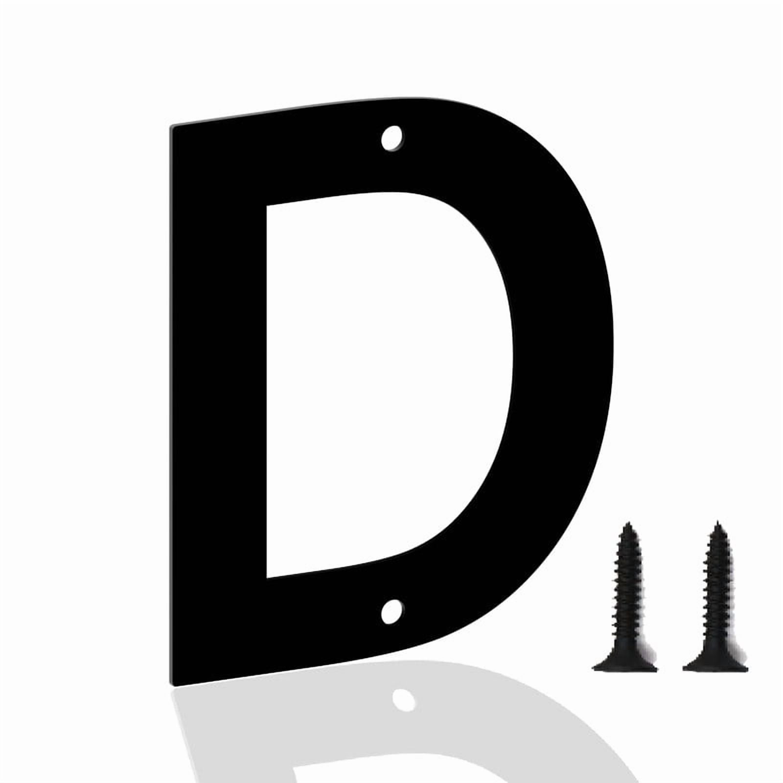 6 Inch House Numbers Letters, Black House Address Letters, Outdoor ...