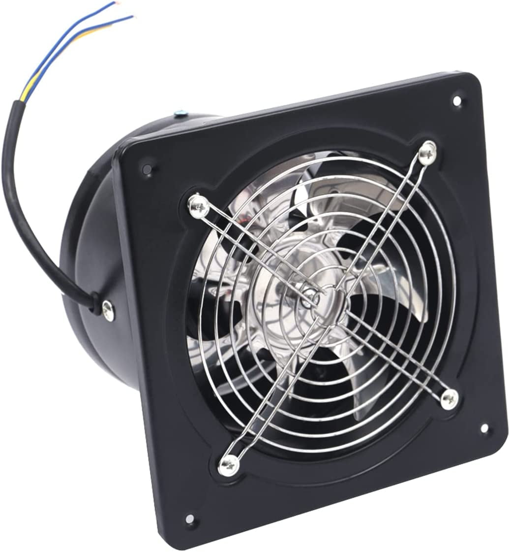 6 Inch Industrial Exhaust Fan Wall Mounted Vent Fan, 40W Wall ...