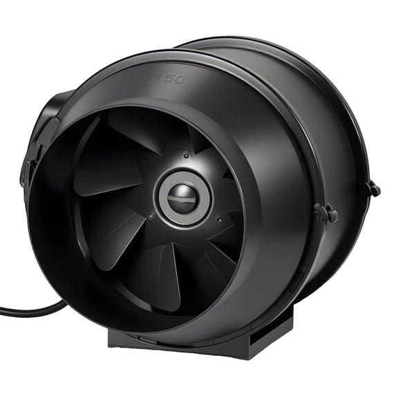 6 Inch Inline Duct Fan 380 CFM Quiet Exhaust Fan High Air Flow AC Motor ...