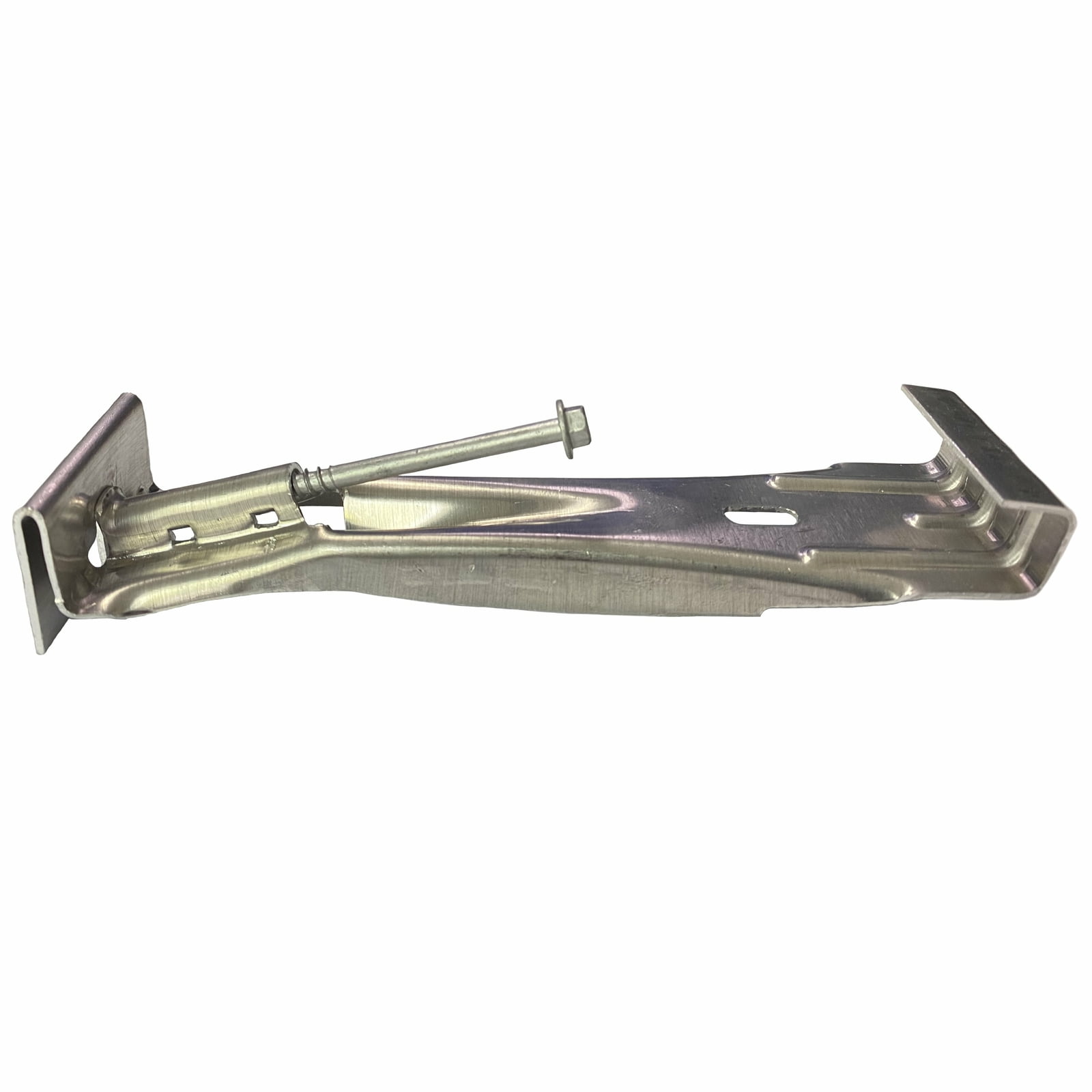 6" Inch K Style Aluminum Gutter Hanger w/ Clip - Screw Attached - 100 ...