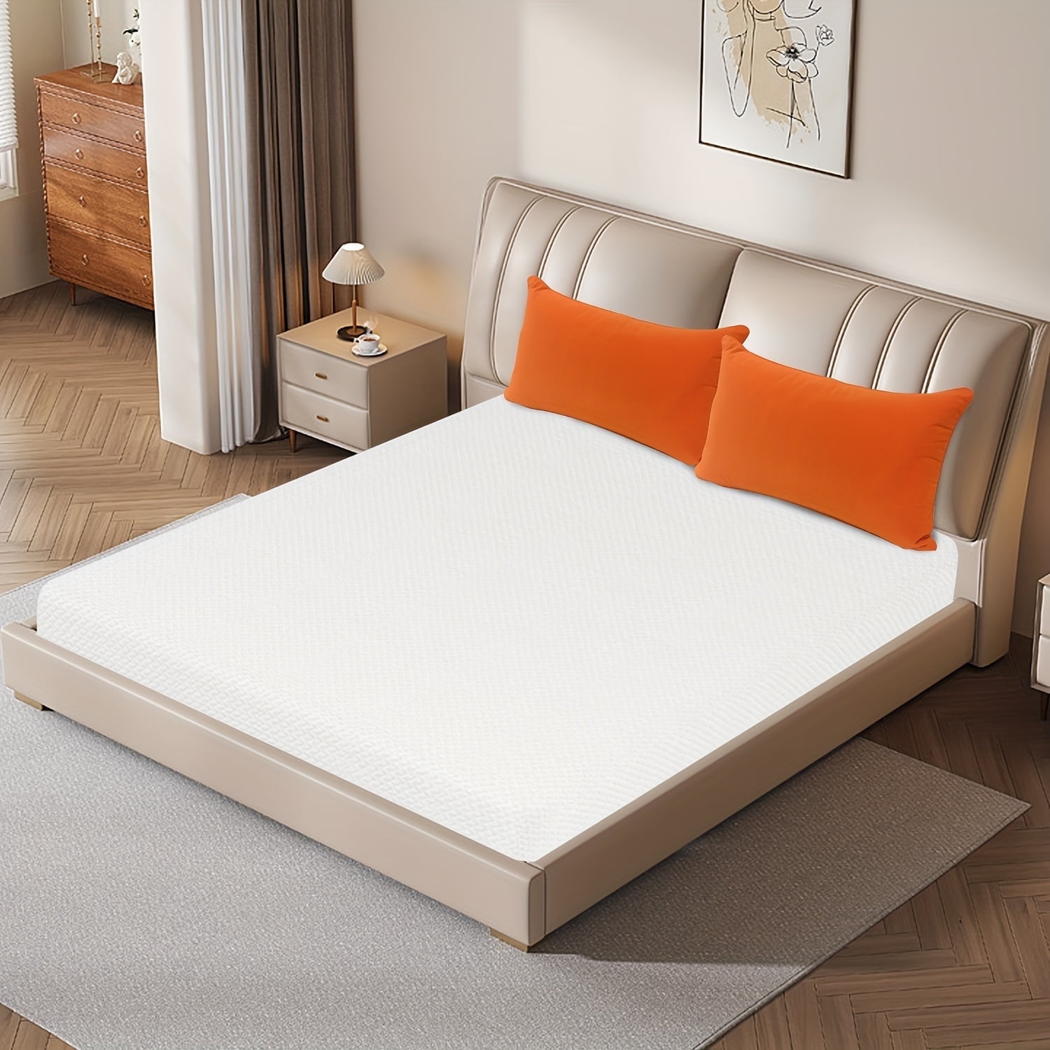 6 Inch King Mattress, Memory Foam Mattress, Medium-Firm Mattress ...