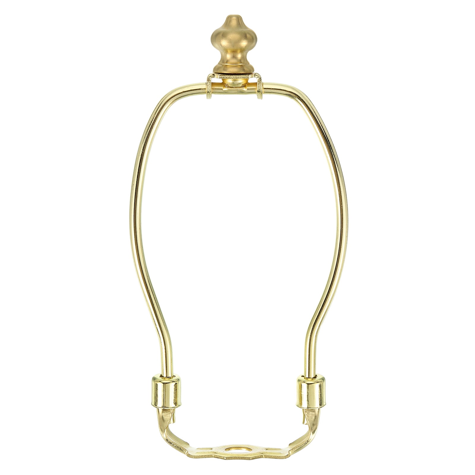 6 Inch Lamp Harp Kit with 1 Inch Height Solid Brass Finial, 1 Set Heavy ...