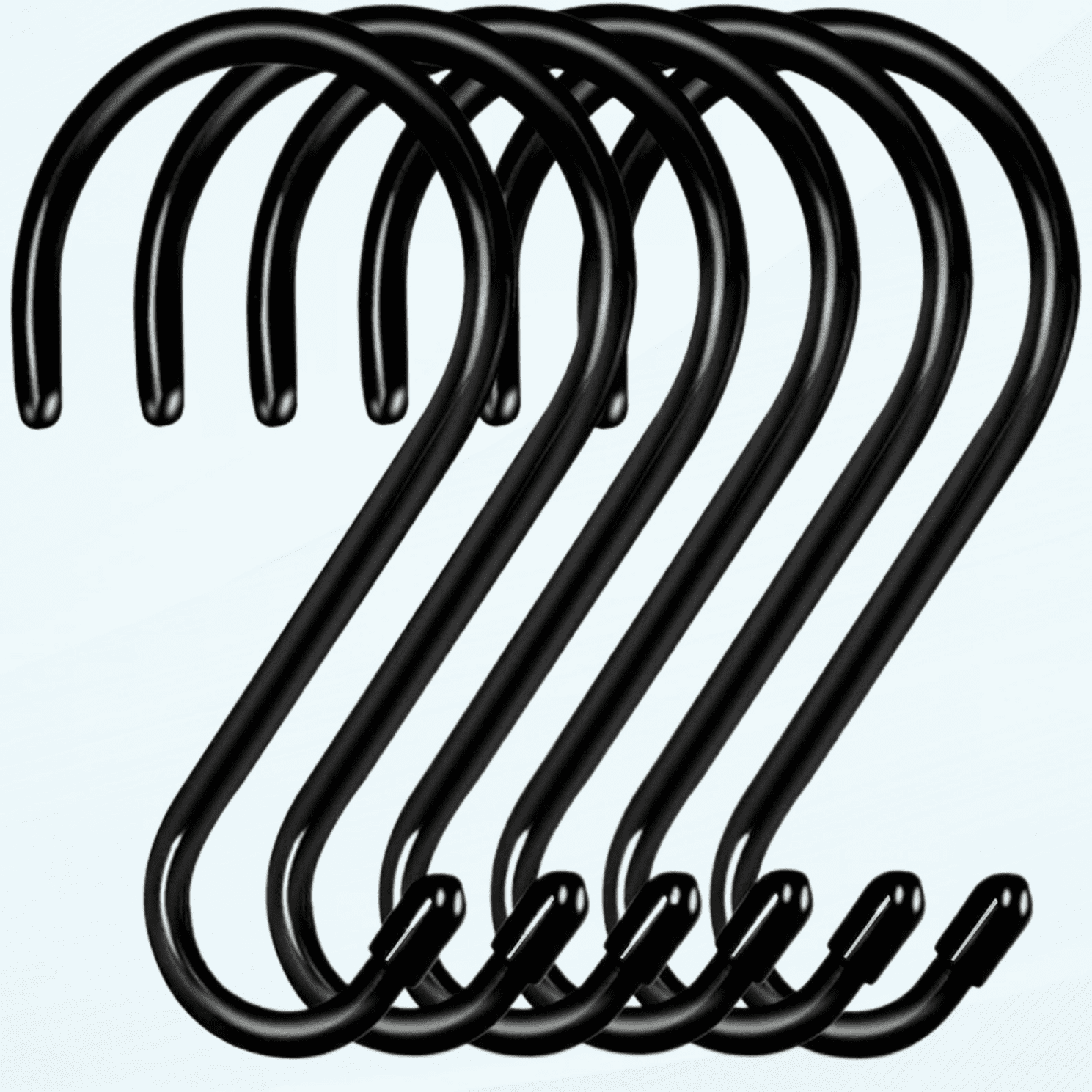 6 Inch Large S Hooks for Hanging Plants Clothes Tools, Heavy Duty Non ...
