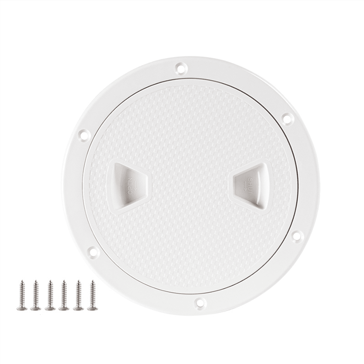 6 Inch Marine Boat Access Hatch Cover Twist Screw Out Deck Plate ABS ...