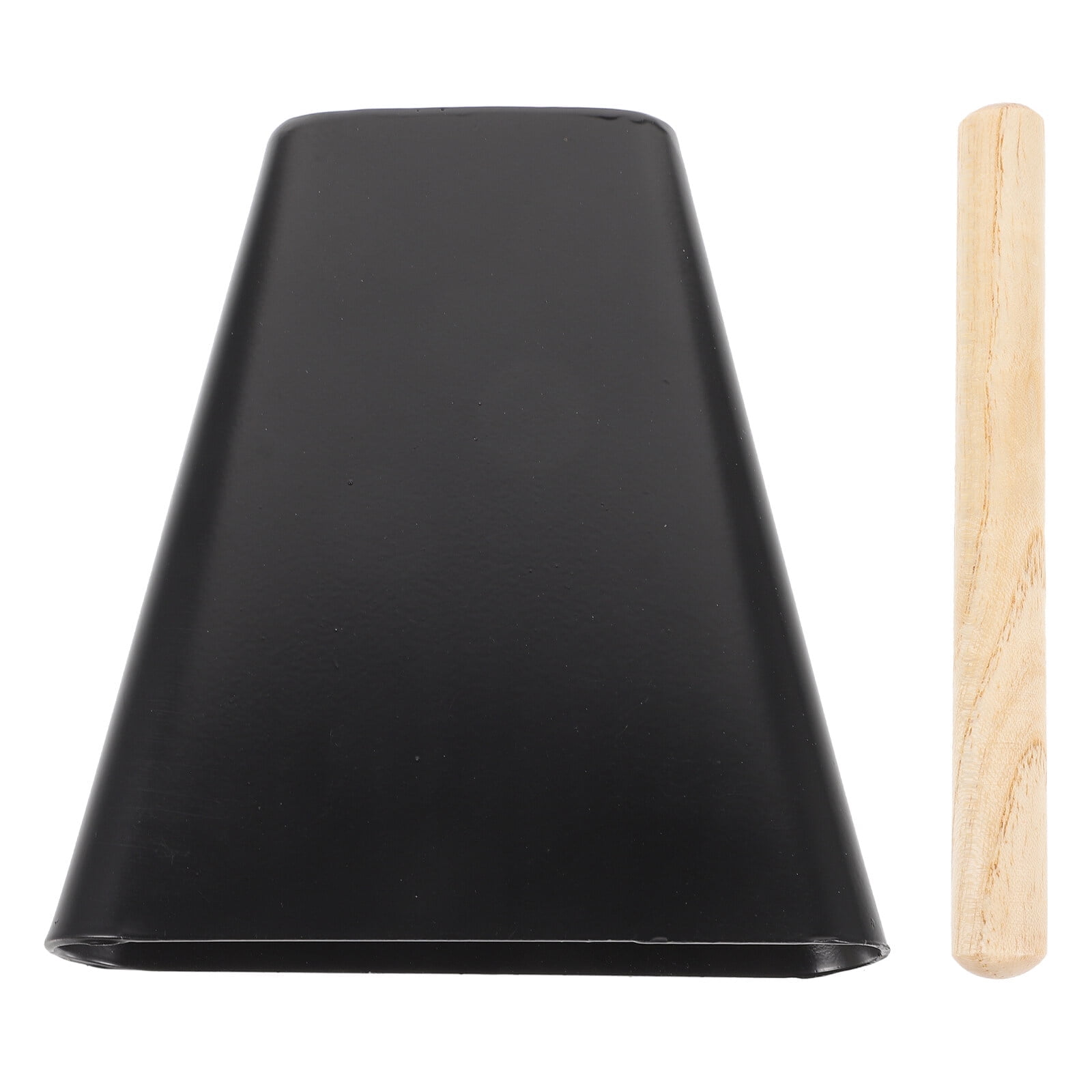 6 Inch Metal Cowbell With Wooden Stick Percussion Cow Bells Noise Maker ...
