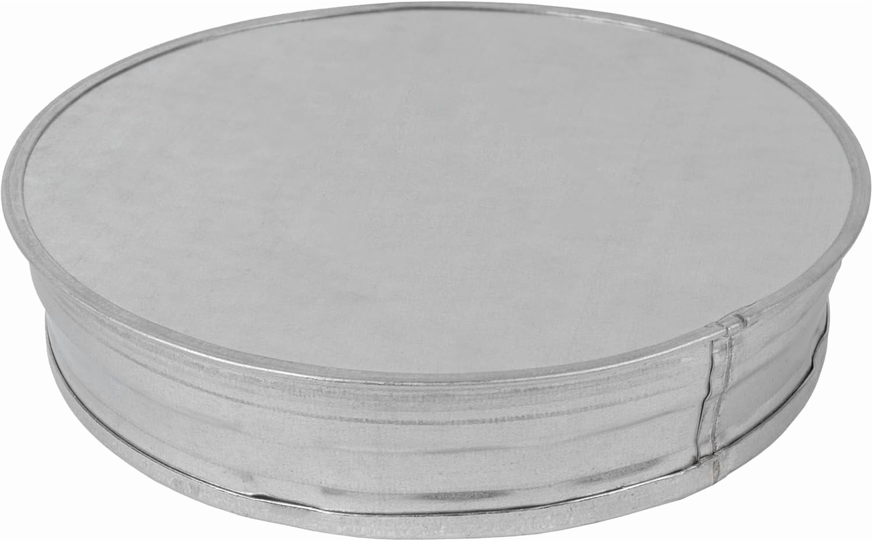6 Inch Metal Duct End Cap, Galvanized Vent Pipe Cover - Walmart.com