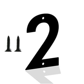 3 Inch Metal House Numbers, House Address Numbers, Black House Garden ...