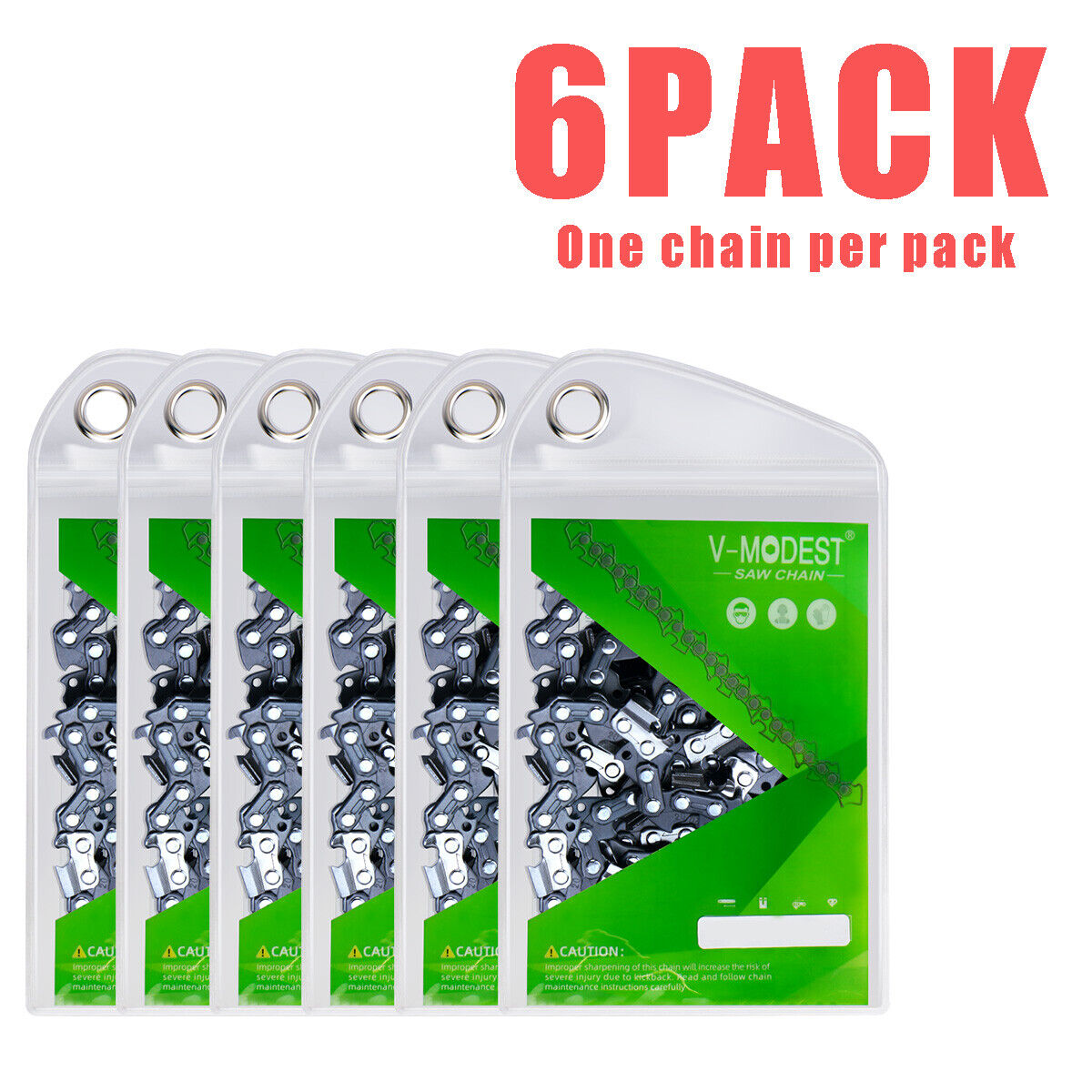 6-Inch Mini Chainsaw Chain 1/4"LP .043 37DL Replacement Chain for ...