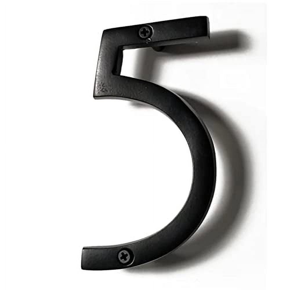 6 Inch NACH Floating Mount Shadow House Address Number For Outside or ...
