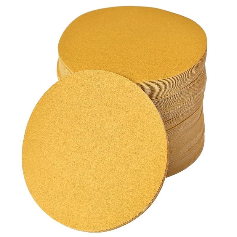 6-Inch No-Hole Hook and Loop Sanding Discs 150-Grit, Random Orbital ...