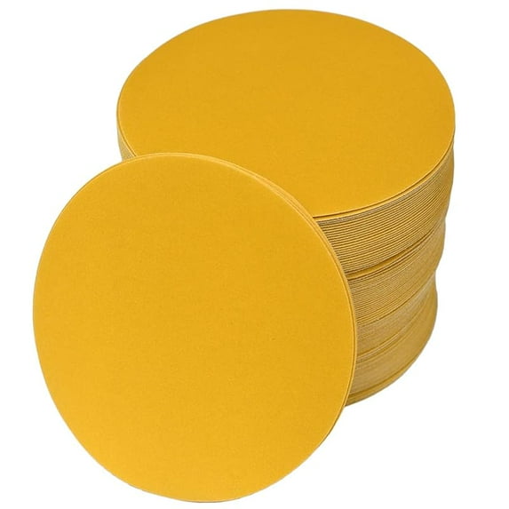 6-Inch No-Hole Hook and Loop Sanding Discs 150-Grit, Random Orbital ...