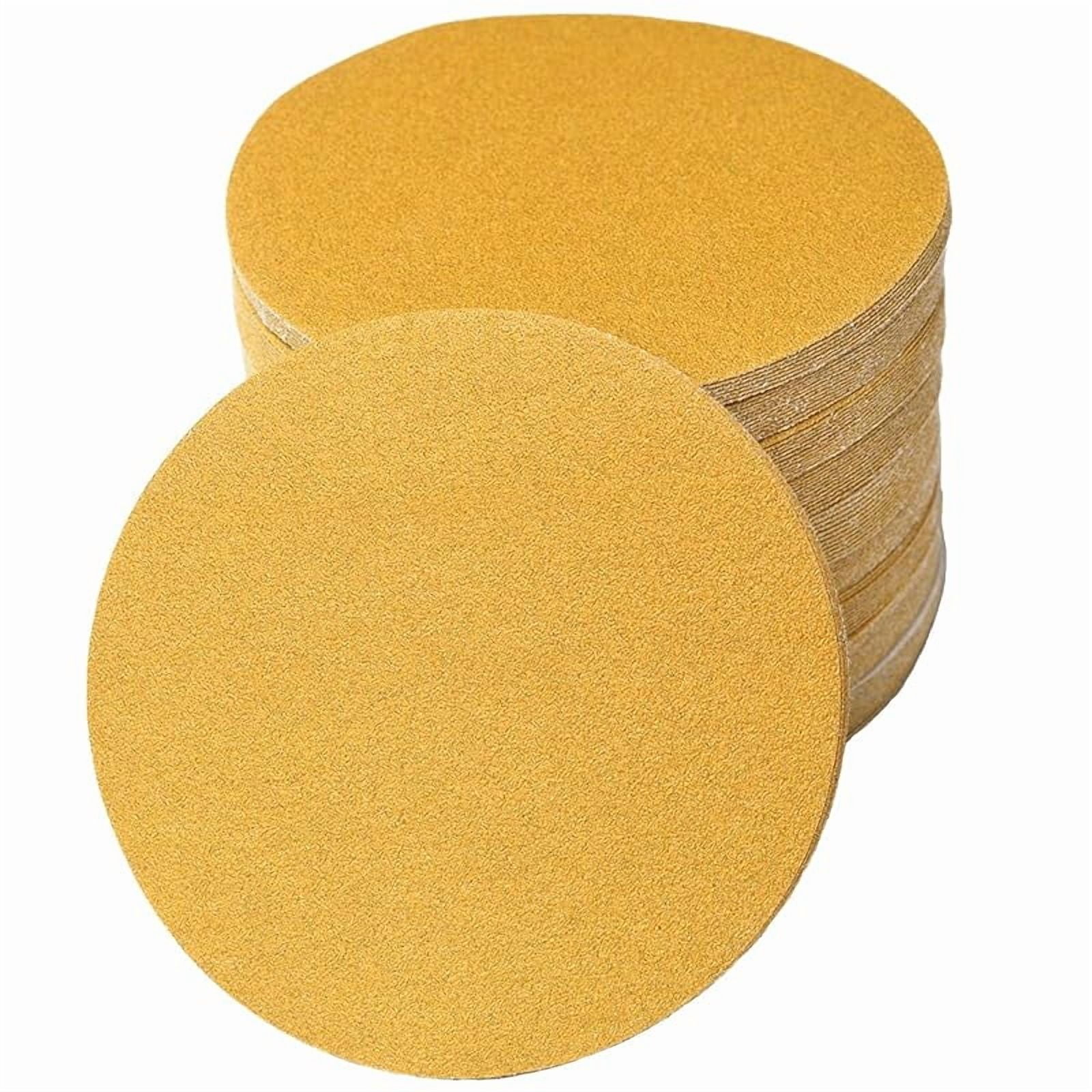 6-Inch No-Hole Hook and Loop Sanding Discs 150-Grit, Random Orbital ...