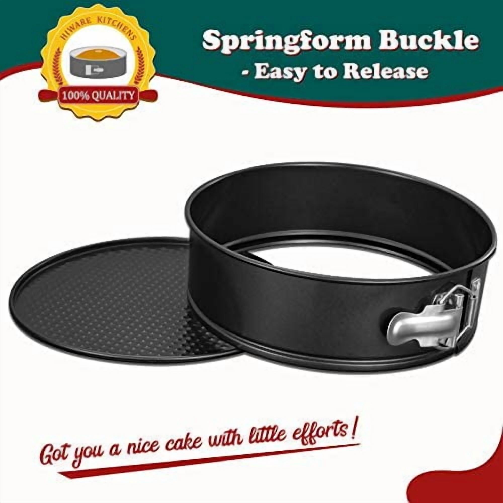 6 Inch Non-stick Springform Pan with Removable Bottom - Leakproof ...
