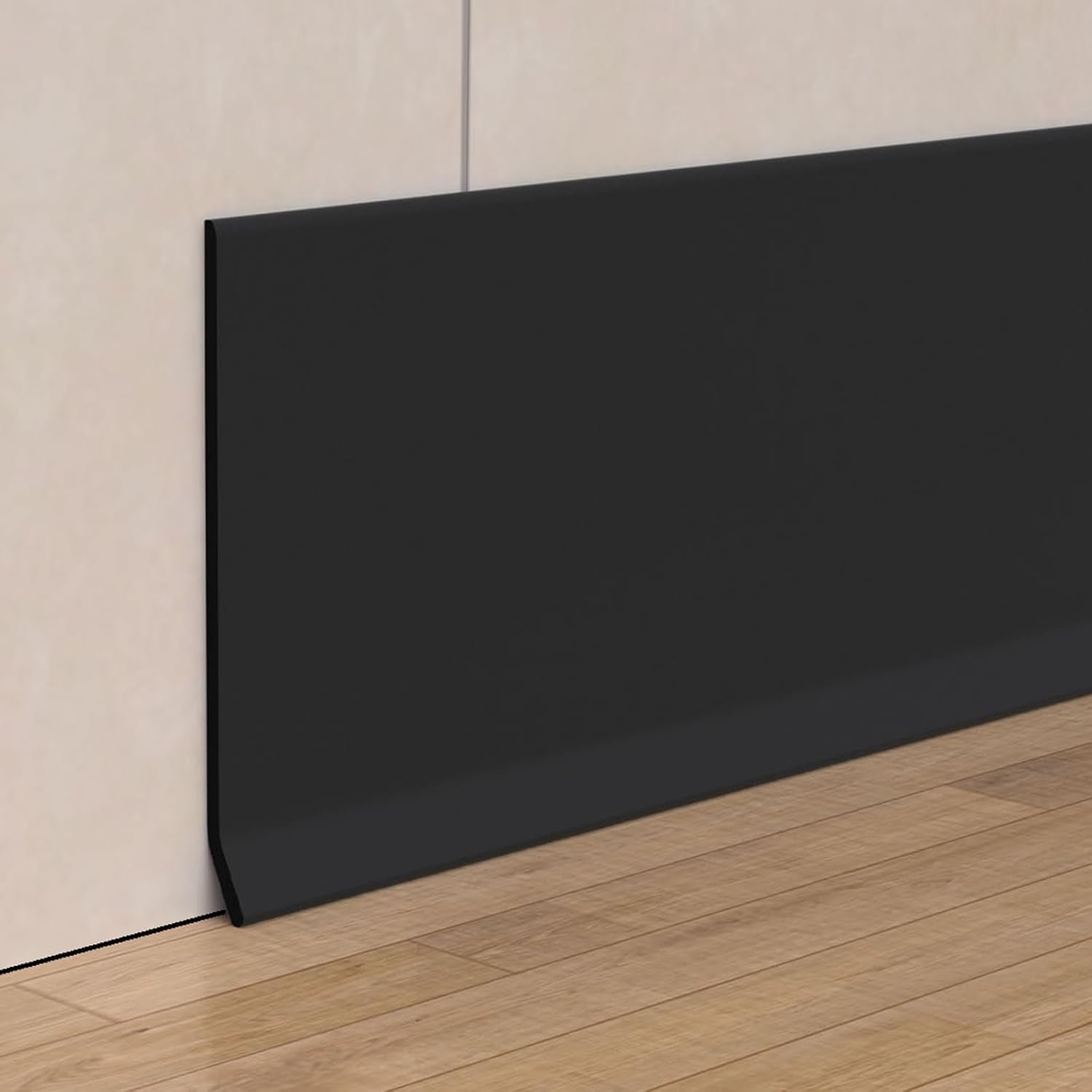 6 Inch Peel and Stick Baseboard Trim, Flexible Self-Adhesive Vinyl Wall ...
