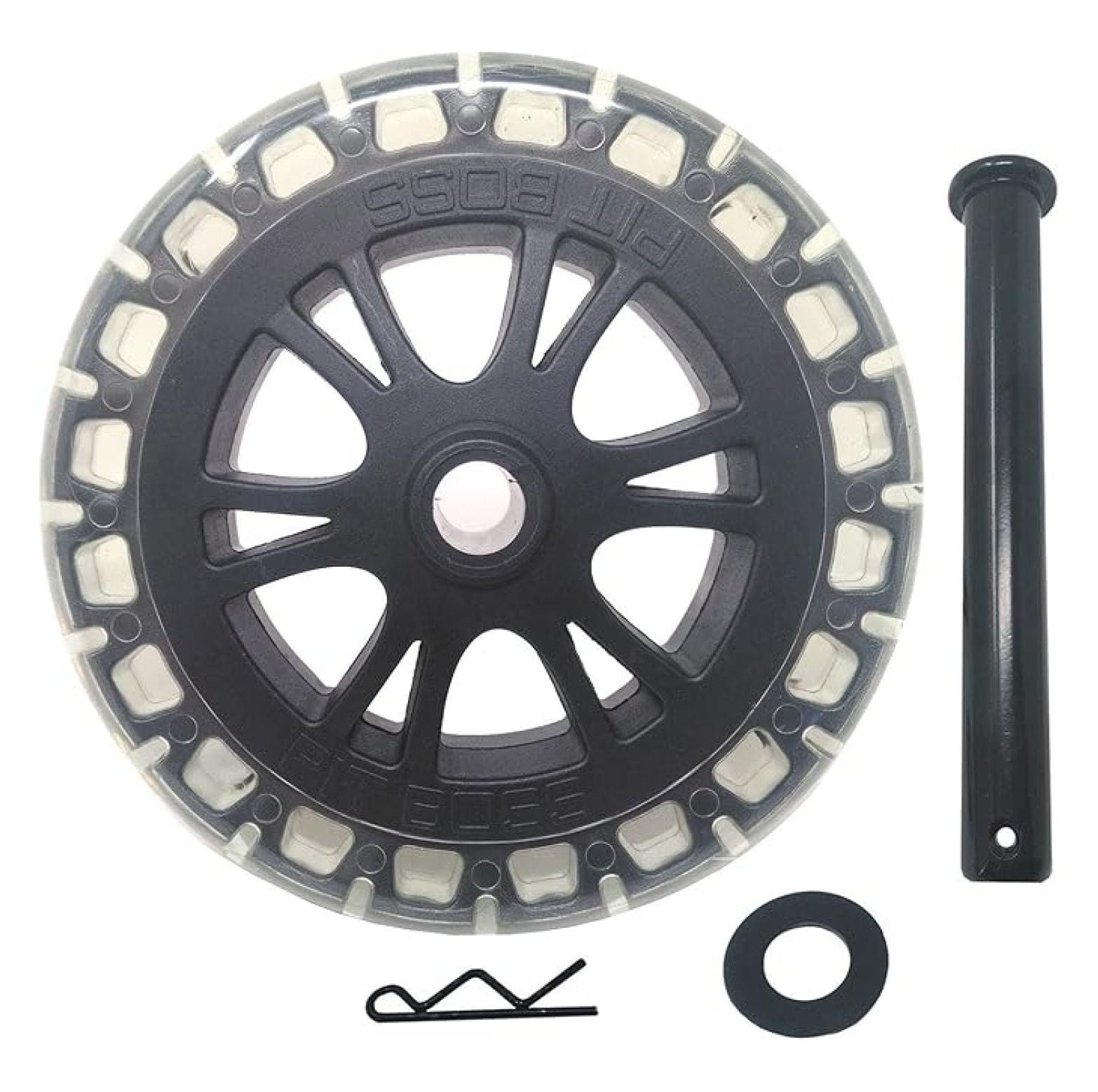 6 Inch Pellet Grill Wheel Replacement - Heavy Duty Rubber Wheels for ...