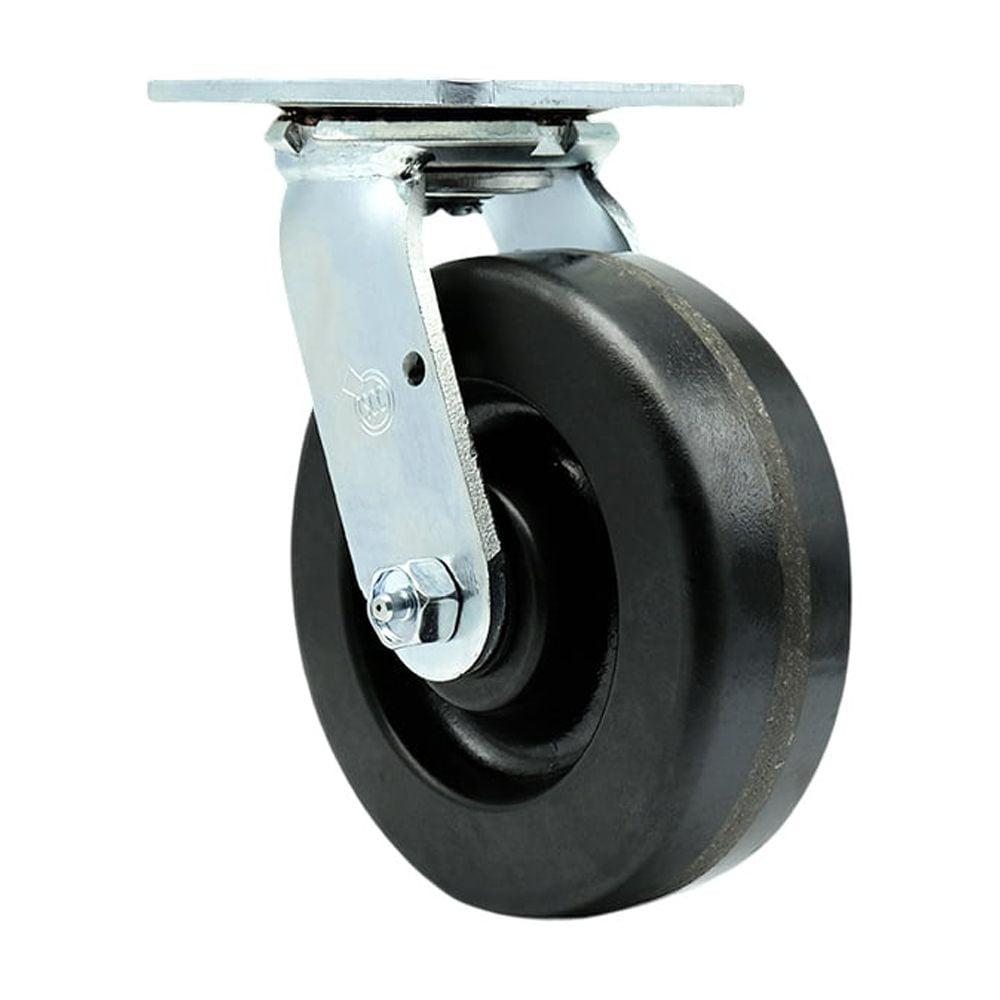 6 Inch Phenolic Wheel Swivel Caster with Roller Bearing Service Caster ...