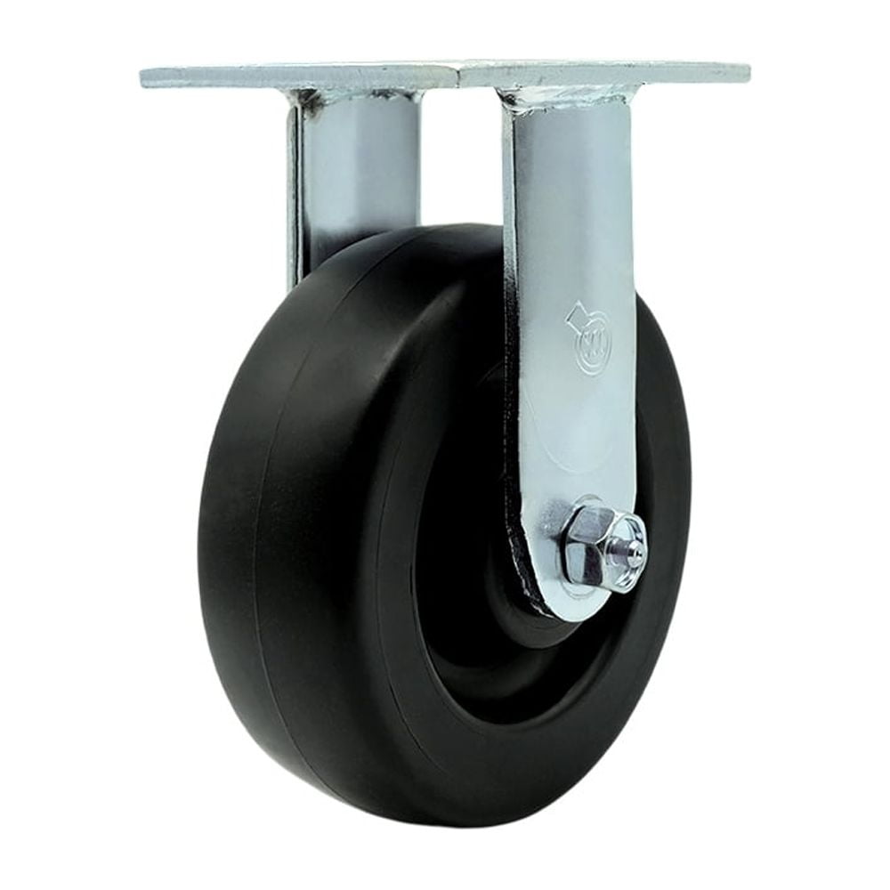 6 Inch Polyolefin Wheel Rigid Caster with Ball Bearing Service Caster ...