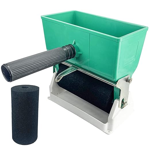 6 Inch Portable Glue Applicator Roller with Paint Bucket Handheld Manual Adhesive Glue Spreader ...